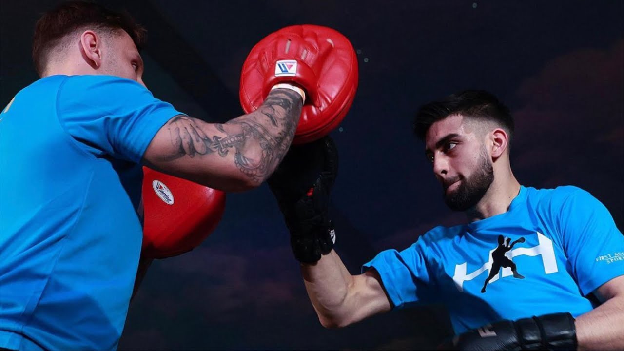 HASSAN AZIM LOOKS RAZOR SHARP AT PUBLIC WORKOUT AHEAD OF HIS SECOND PRO ...