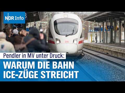 Bahn streicht ICE nach Hamburg - Pendler in MV wütend | NDR Info