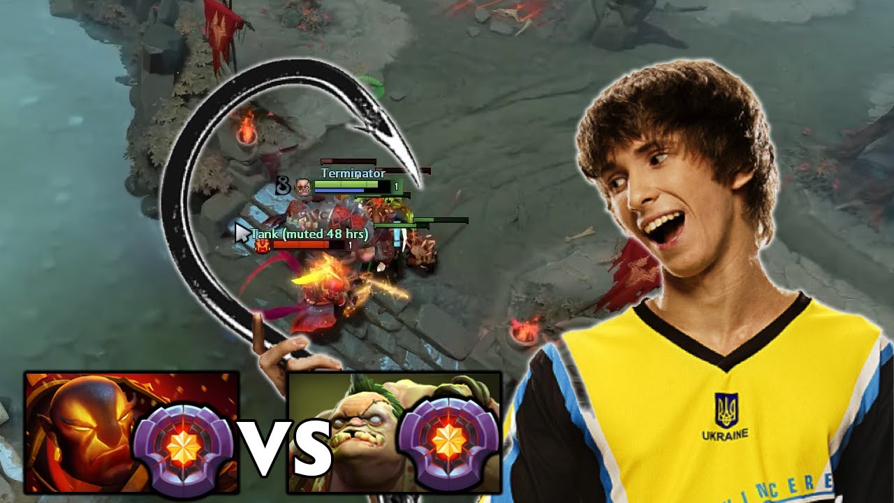Master Pudge vs Master Ember Mid but Pudge is DENDI🔥 - YouTube