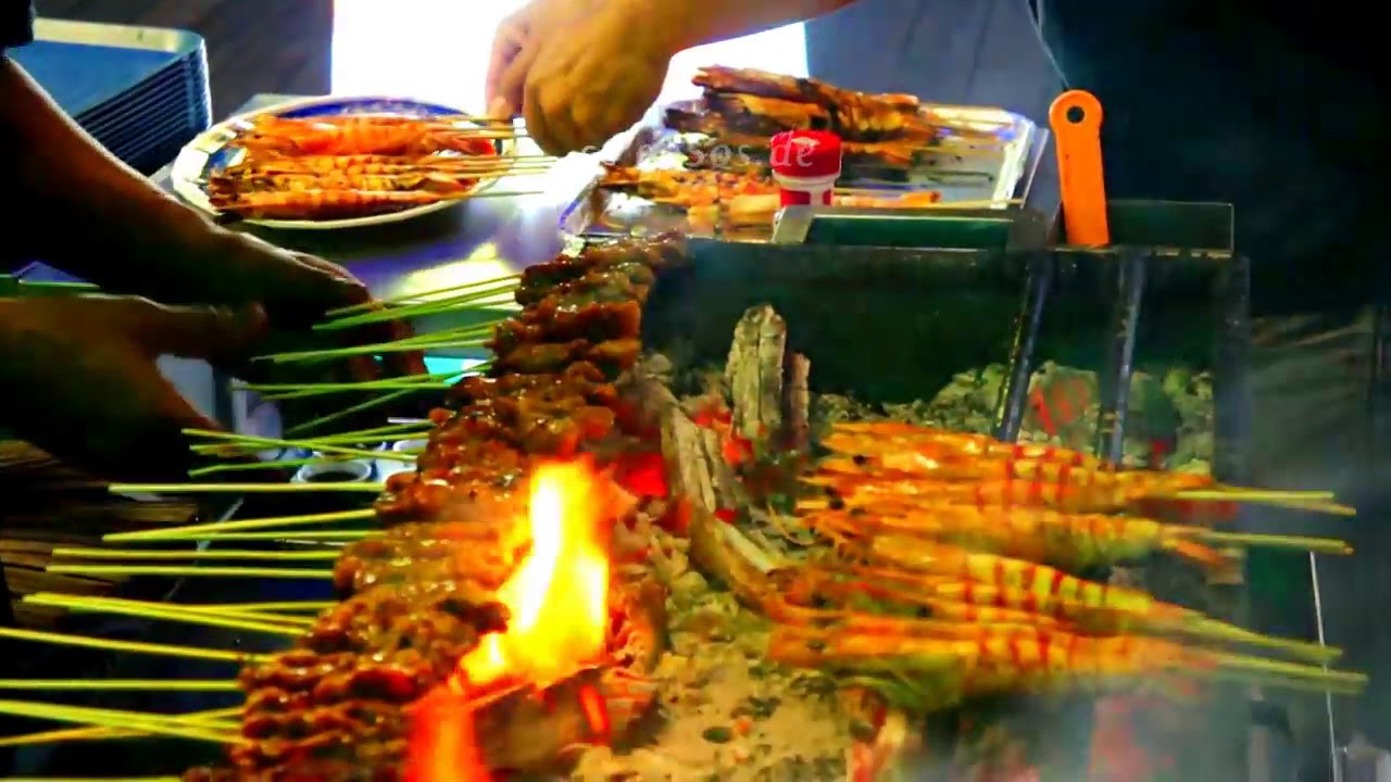 How to Grill Satay Chicken BBQ - YouTube