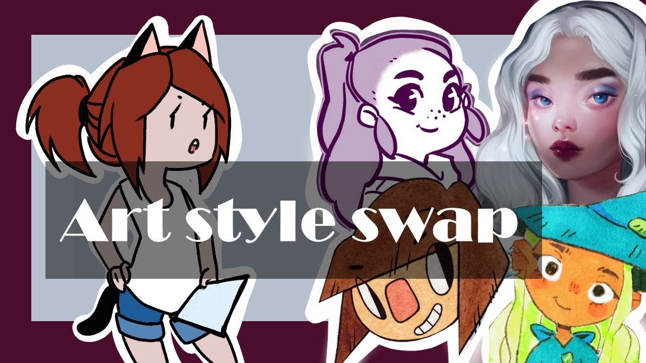 Art style challenge - trying styles of DrawingWiffWaffles, Sara Tepes ...