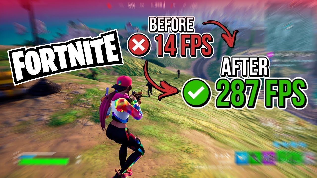 🔧FORTNITE CHAPTER 5: HOW TO BOOST FPS AND FIX FPS DROPS / STUTTER🔥| Low ...