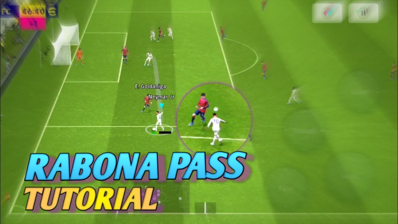Rabona pass tutorial 💥⚡ Best Dribbler of efootball 2024 - YouTube