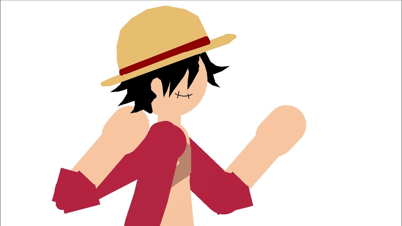 Luffy moves by me ( sticknodes) - YouTube