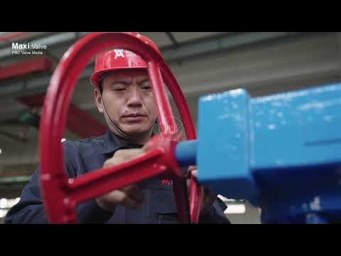 Fluorine lined butterfly valve D341F46-10C--Maxxis - YouTube