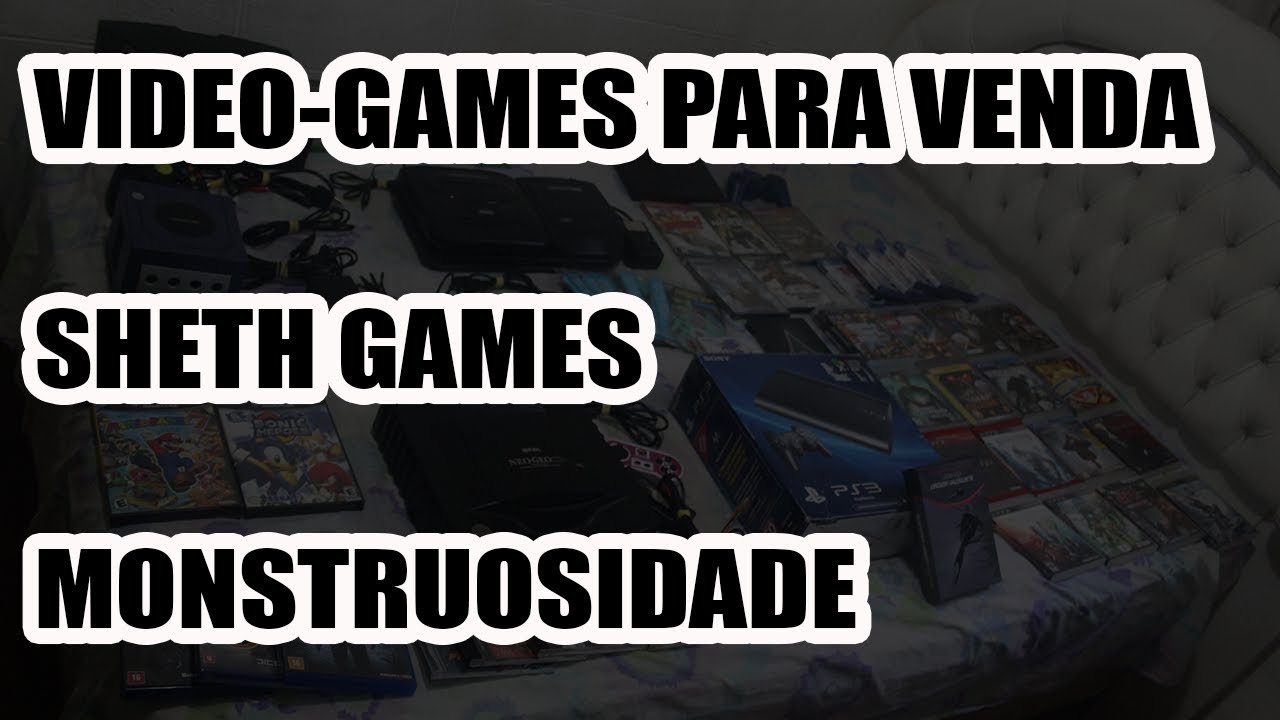 PREÇOS DOS CONSOLES / VIDEO GAMES PARA VENDA SHETH GAMES - YouTube