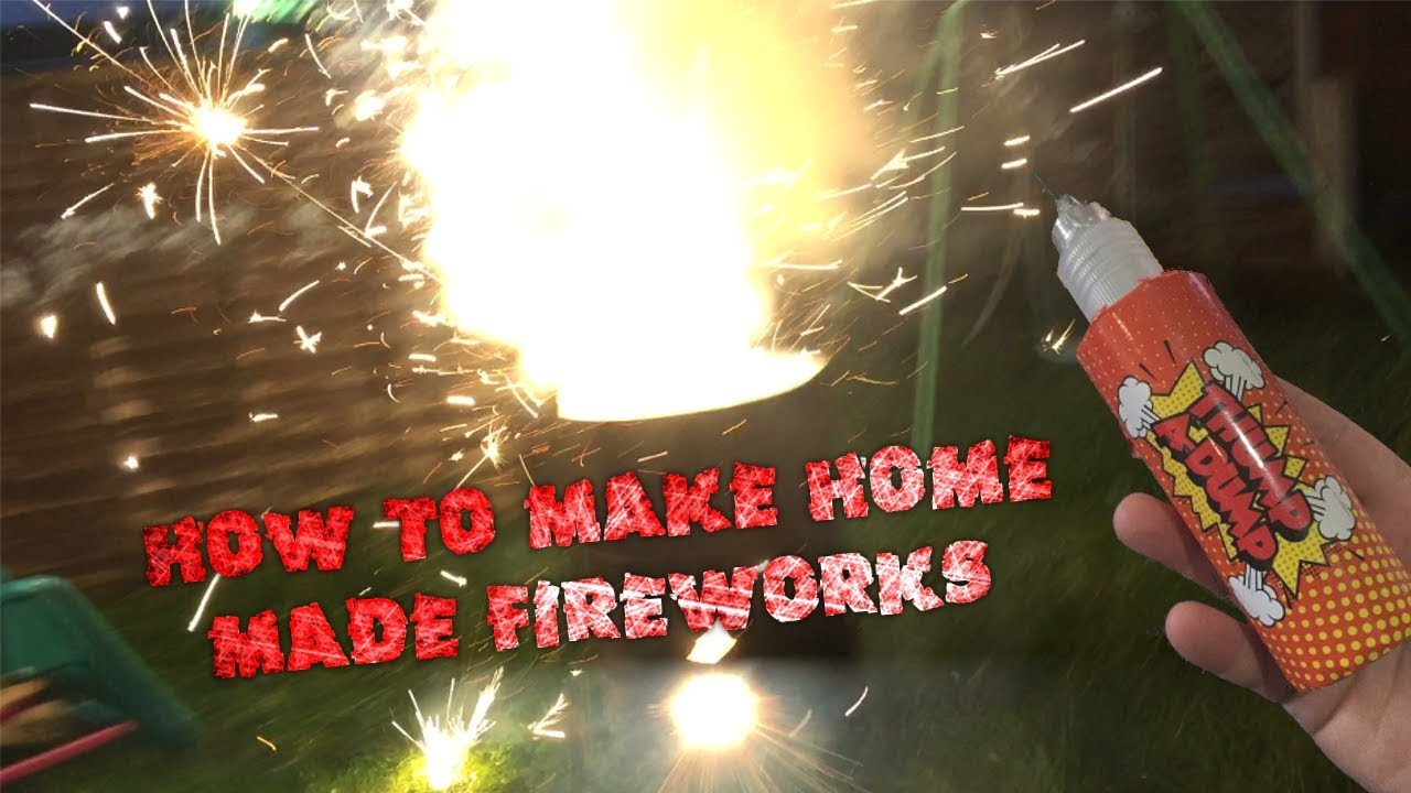 HOW TO MAKE HOME MADE FIREWORKS - YouTube