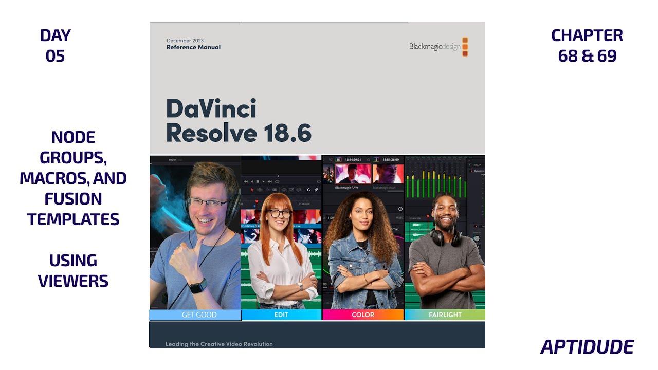 Day05 - reading the Davinci Resolve Fusion manual - YouTube