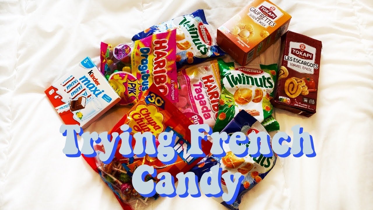 AMERICAN TRYING FRENCH CANDY / SNACKS - YouTube