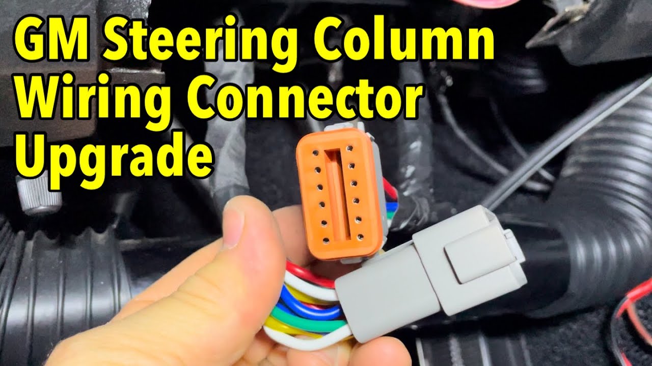 C3 Steering Column Harness New Wire Connection - YouTube