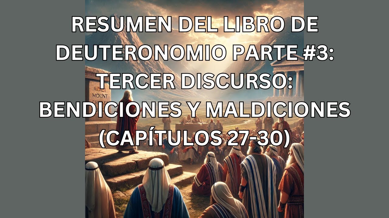 Resumen de la Biblia del Libro de Deuteronomio Parte #3: Tercer ...