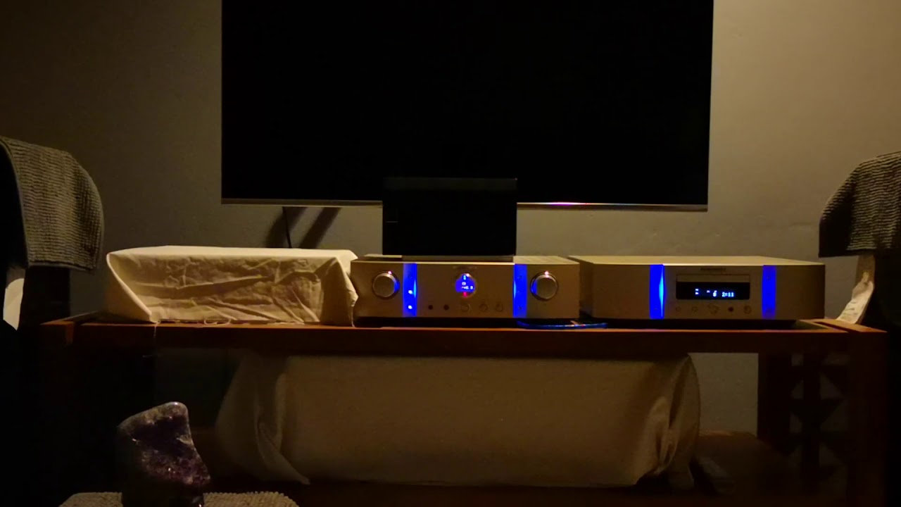 Marantz cd + int amp + dali opticon 8 vol.1 - YouTube