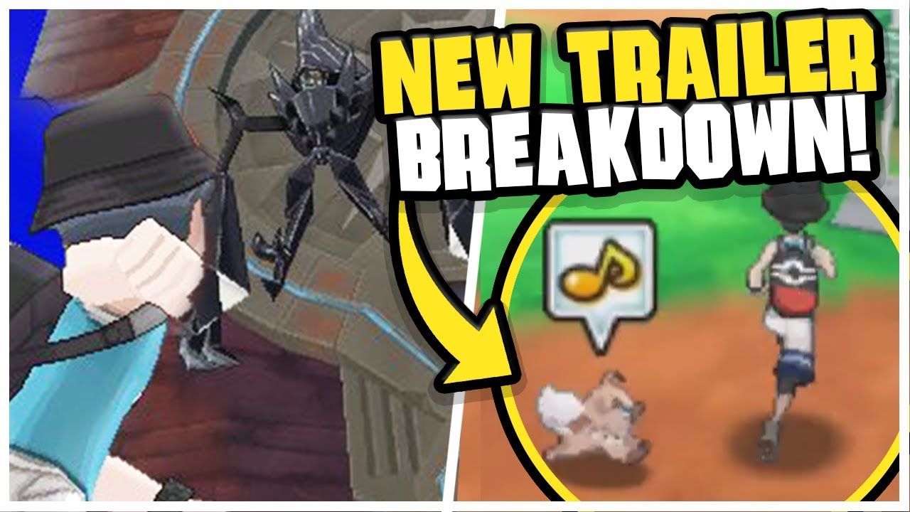 POKEMON FOLLOW YOU!! - NEW Ultra Sun/Moon Trailer BREAKDOWN! - YouTube