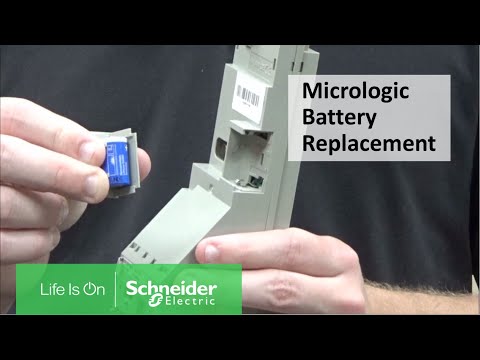 Replacing Display LED Battery on Micrologic 3.0, 5.0 and 6.0 Trip Units | Schneider Electric