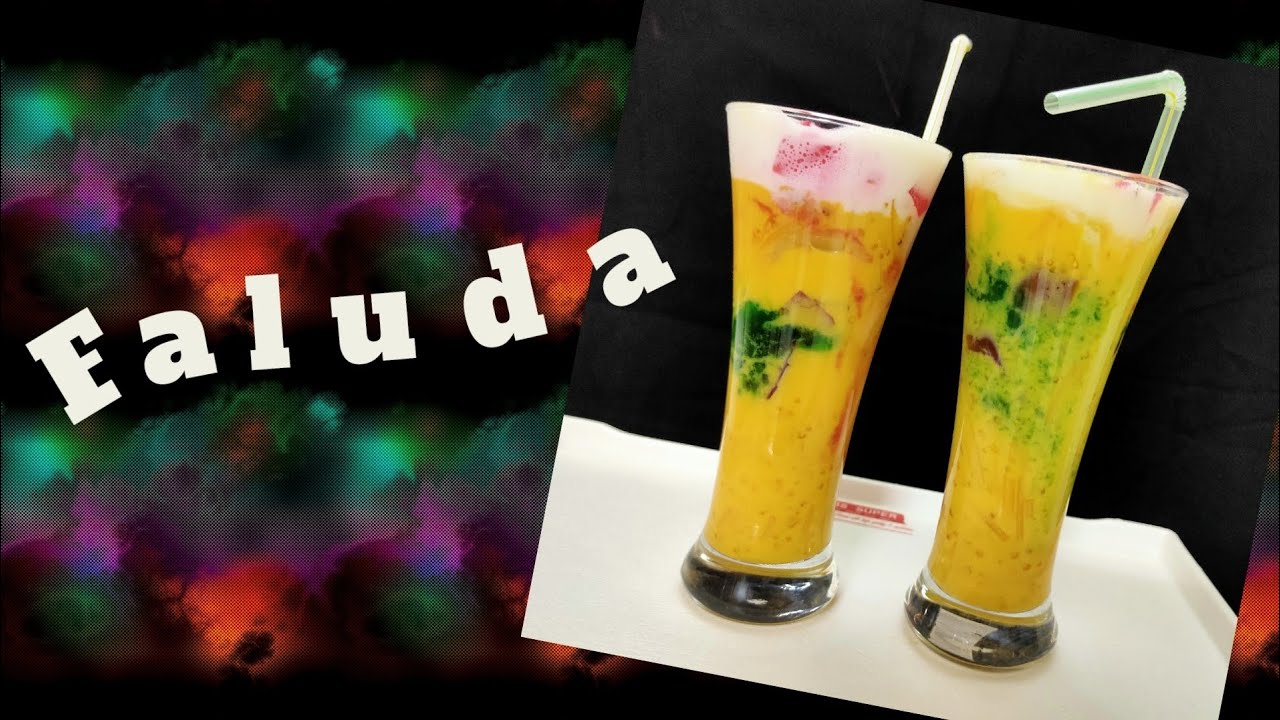 Faluda | Bangladeshi faluda recipe | Faluda dessert | Restaurant style ...