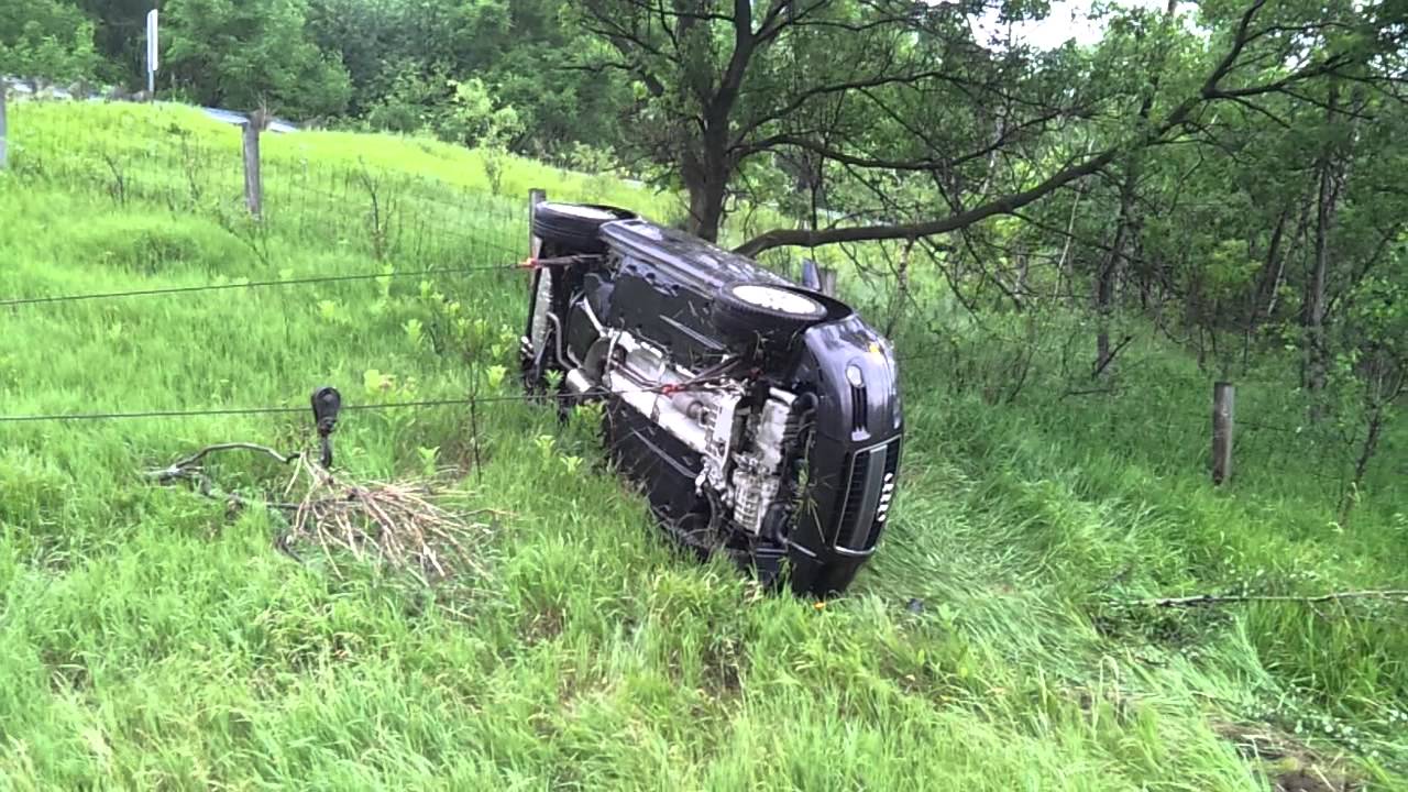 Audi A3 rollover - YouTube
