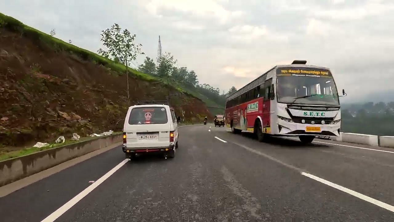 Gap Road, Munnar 🔥 Scenic Drive Through National Highway 85, Kerala ...