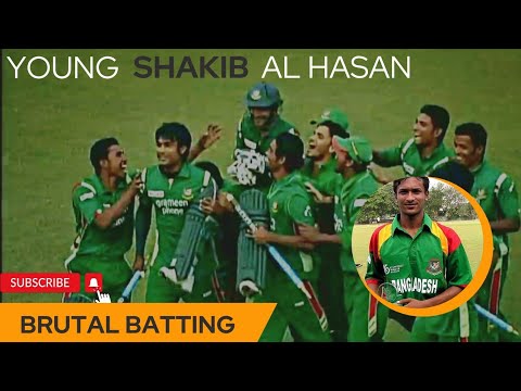 Old IS Gold| 🔥 Young Shakib Al Hasan Brutal Innings Against Mighty Srilankan Spin Attack!