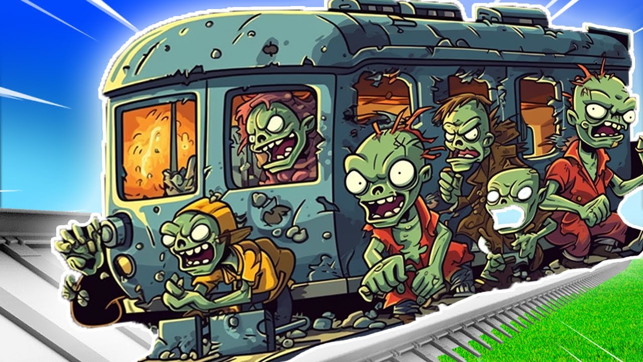 I Survived A Zombie Apocalypse With A Train - YouTube