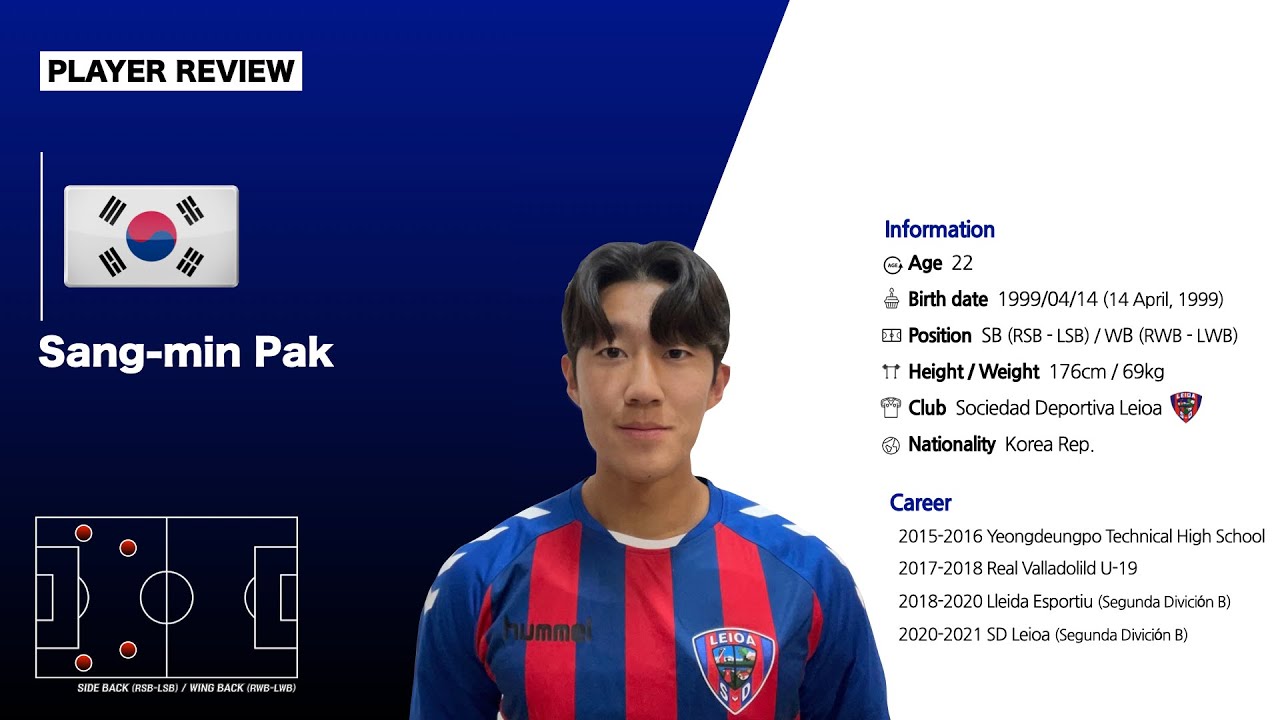 Pak Sang Min Highlight - Sociedad Deportiva Leioa (박상민) - YouTube