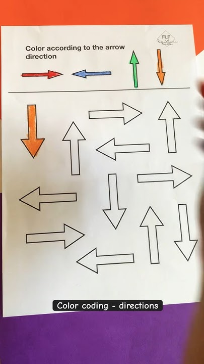 Color coding with directions | worksheet for kids #worksheetforkids #worksheetfornursery - YouTube