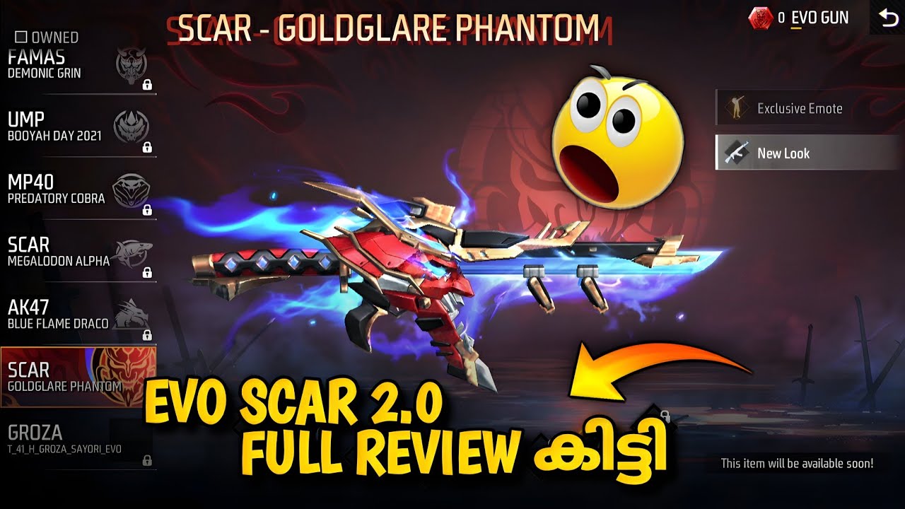 NEW EVO SCAR 2.0 CONFIRM DATE FREE FIRE | NEXT EVO GUN FREE FIRE | FREE ...