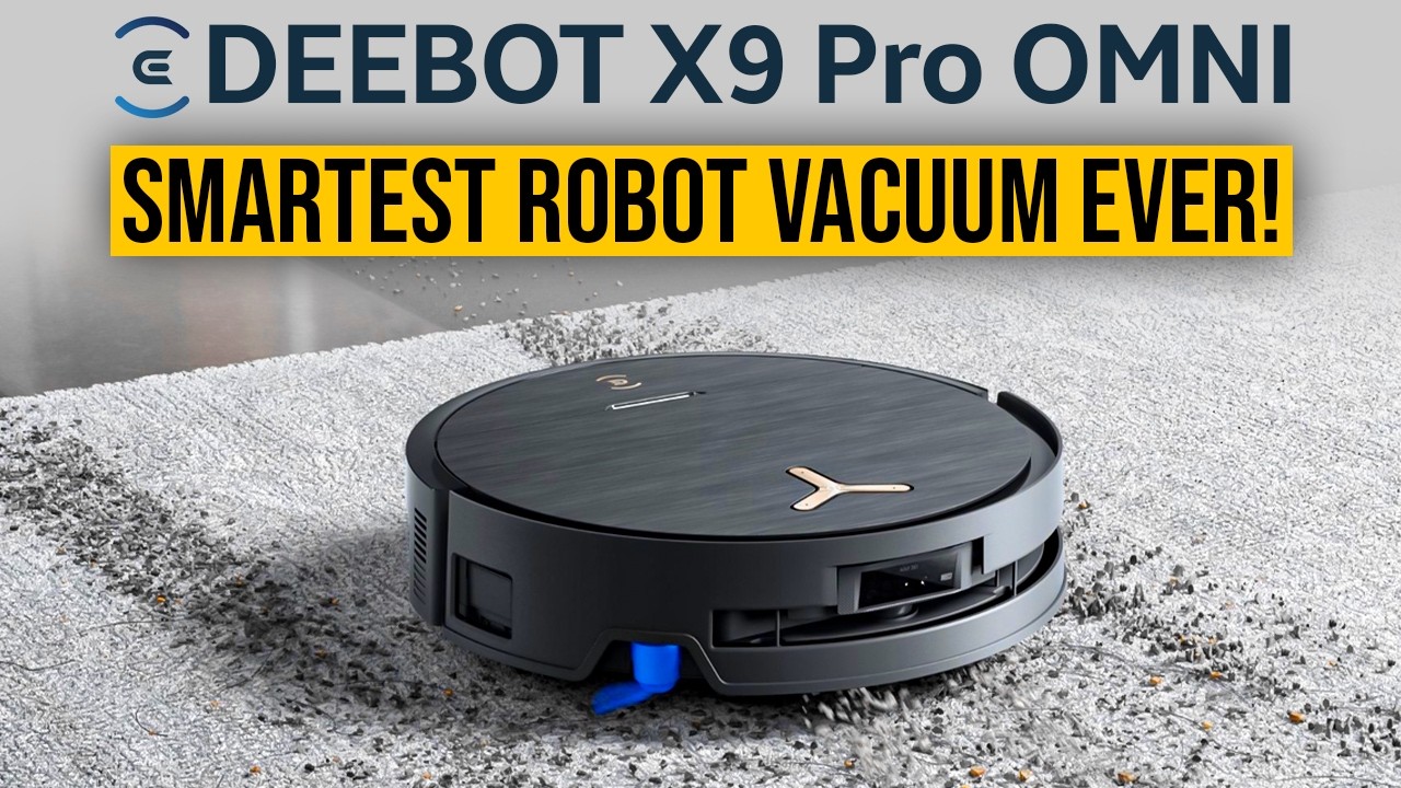 Watch What Happens When a ROBOT Meets My Cat! DEEBOT X9 Pro OMNI - YouTube