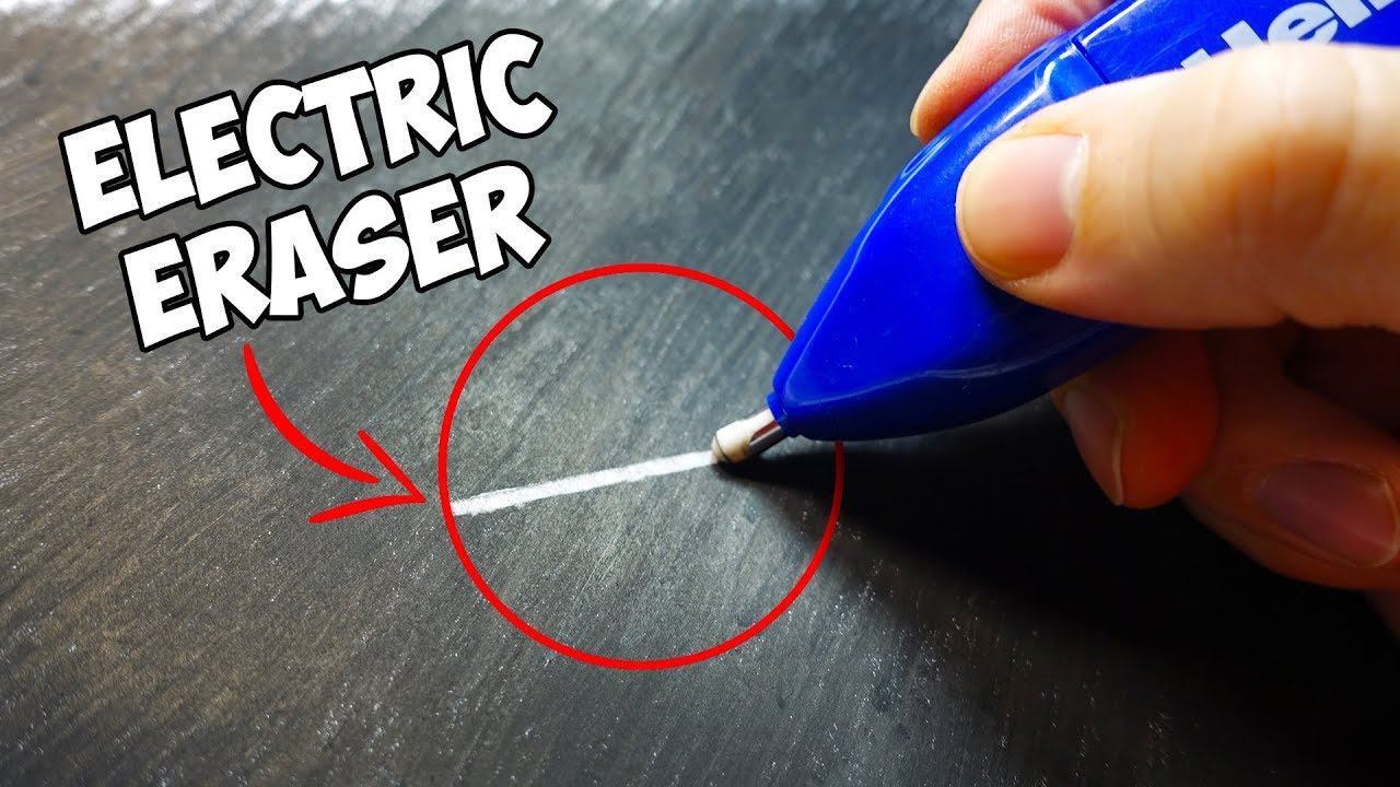 CAN YOU "DRAW" WITH THIS THING?! Eraser Only Art Challenge ...