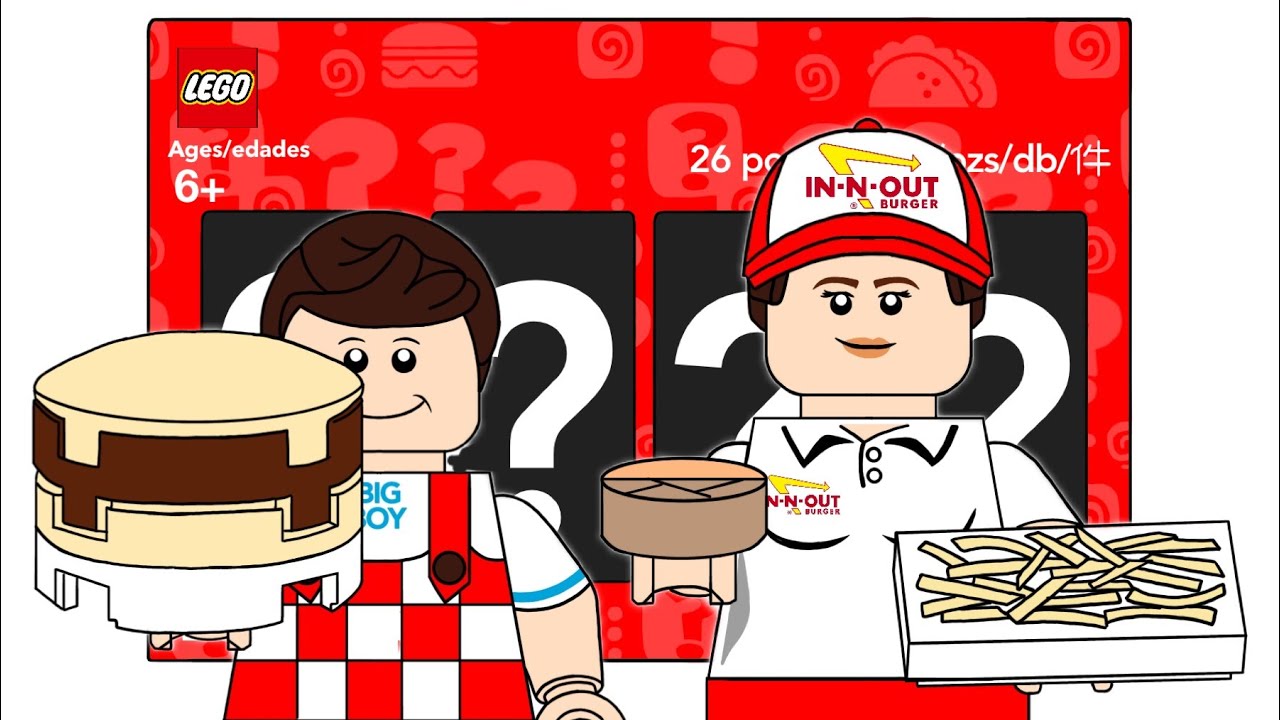 LEGO Fast Food Bricktober pack 3 - YouTube