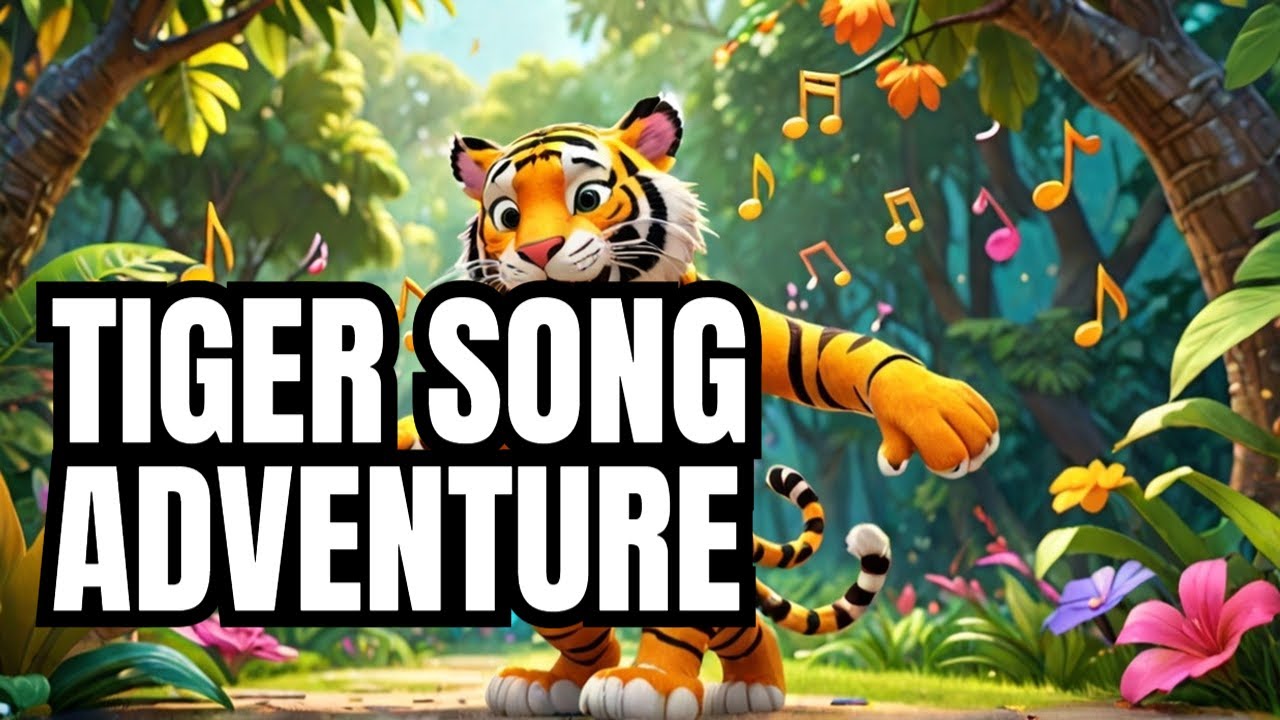 "The Roaring Tiger Song! 🐅🎵 | Fun & Educational Jungle Song for Kids ...