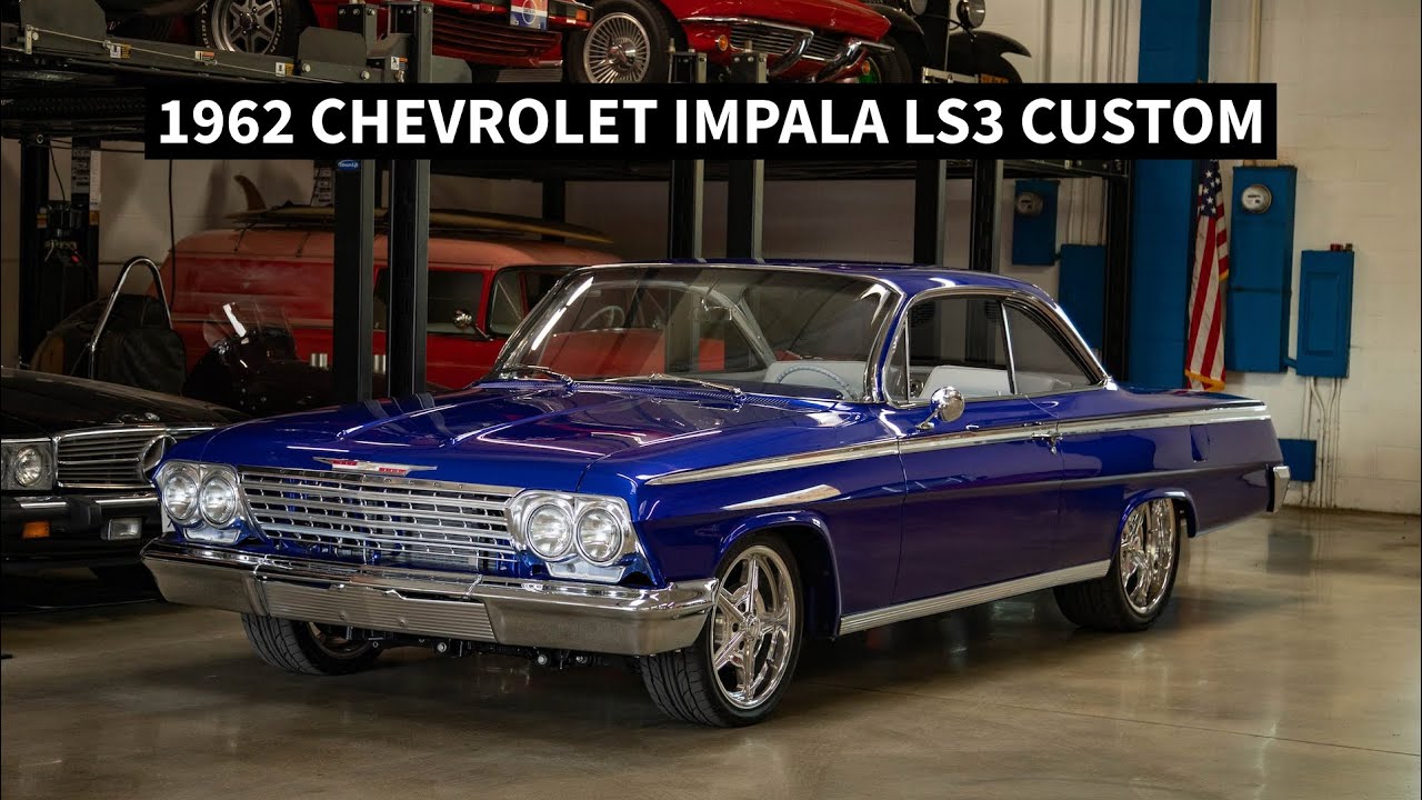 1962 CHEVROLET IMPALA LS3 BEL AIR CUSTOM BUBBLE TOP arrives at West ...