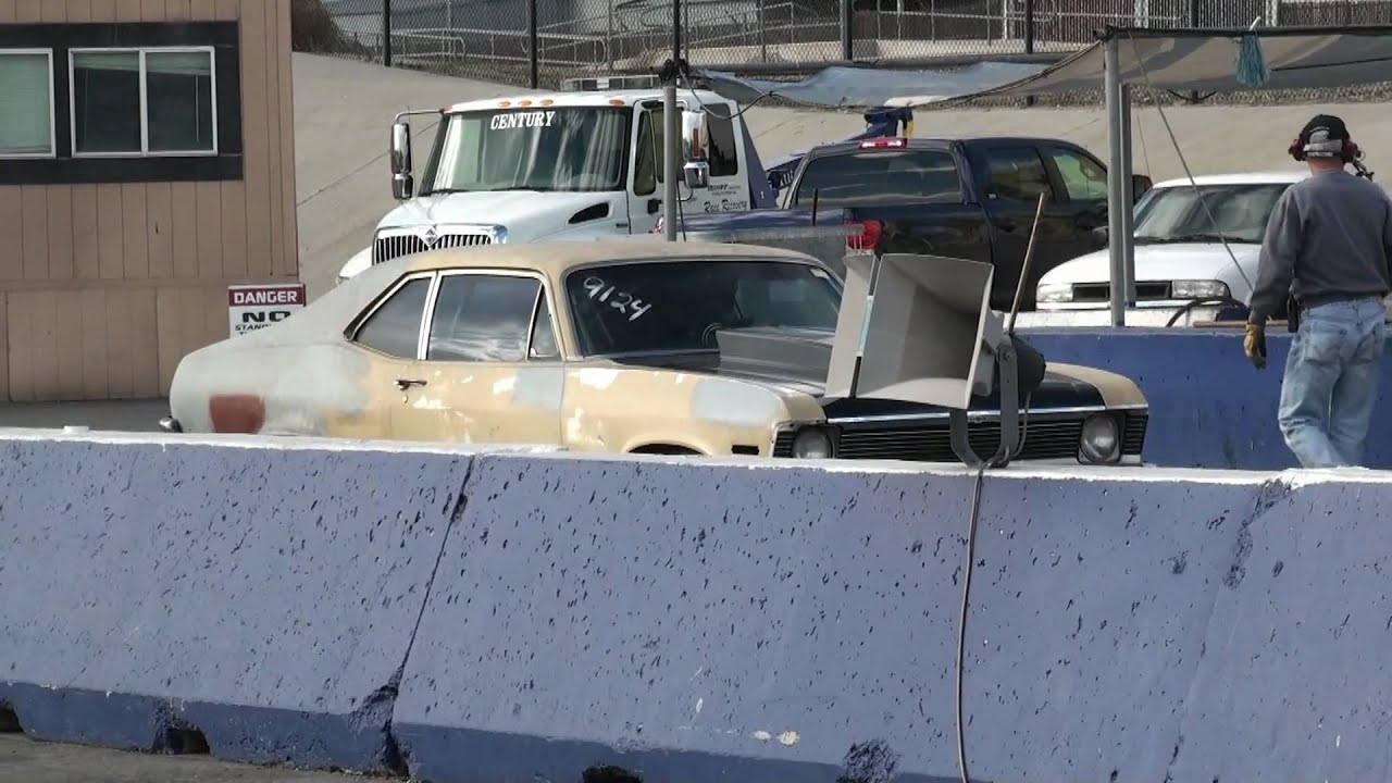 Ace Machine Shop Jerry and his nitrous Chevy Nova go into the 10s - YouTube