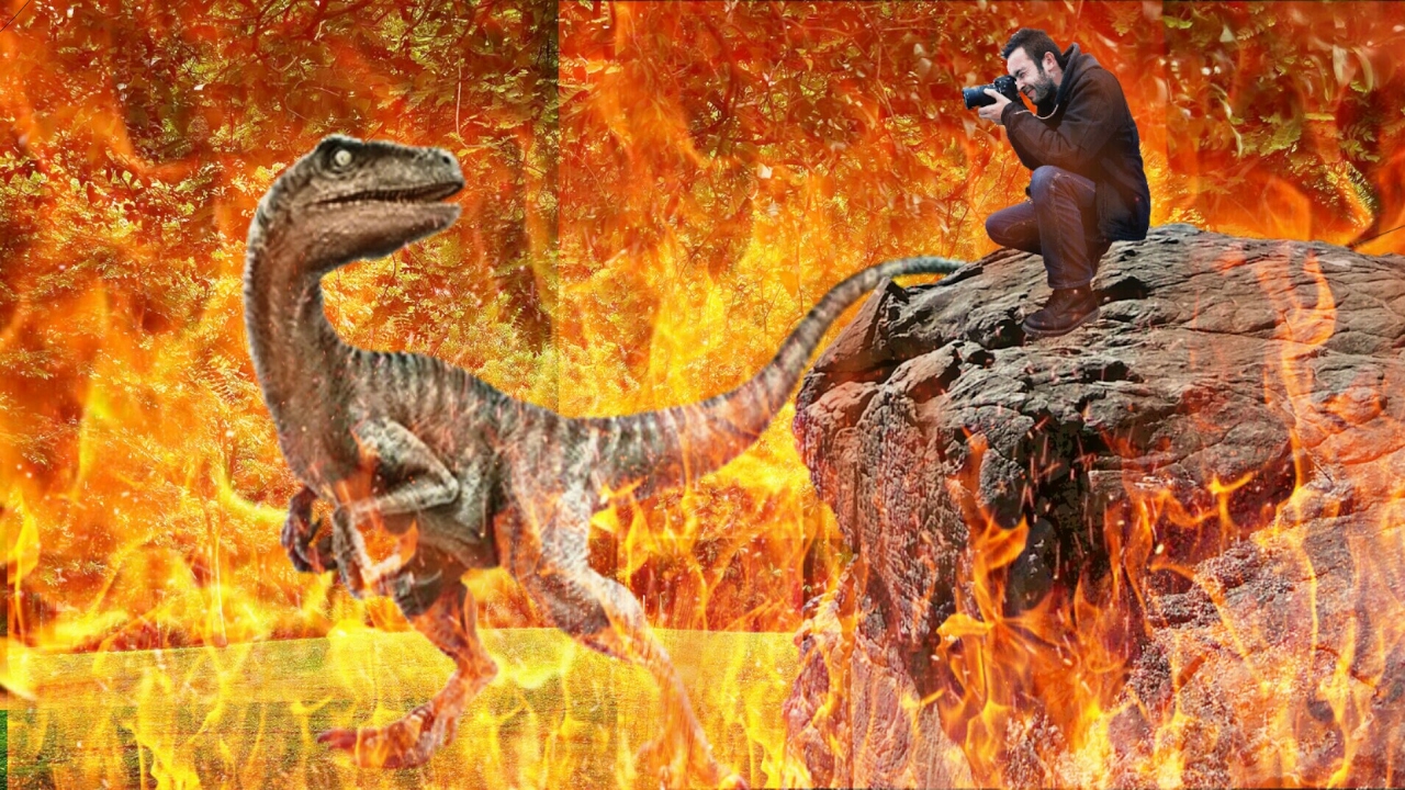 Picsart tutorial best fire manipulation //aag me dahkta jangle - YouTube