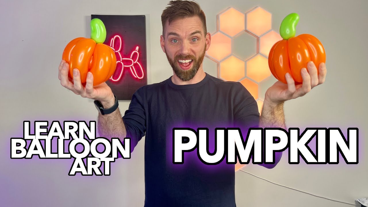 Easy Pumpkin Balloon Twisting Tutorial! - YouTube
