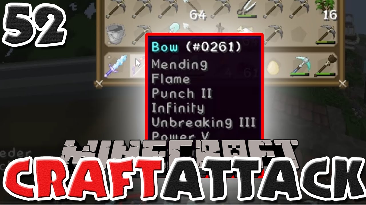 OP BOGEN (Mending, Flame, Power 5, Infinity) | CRAFT ATTACK 3 #52 ...