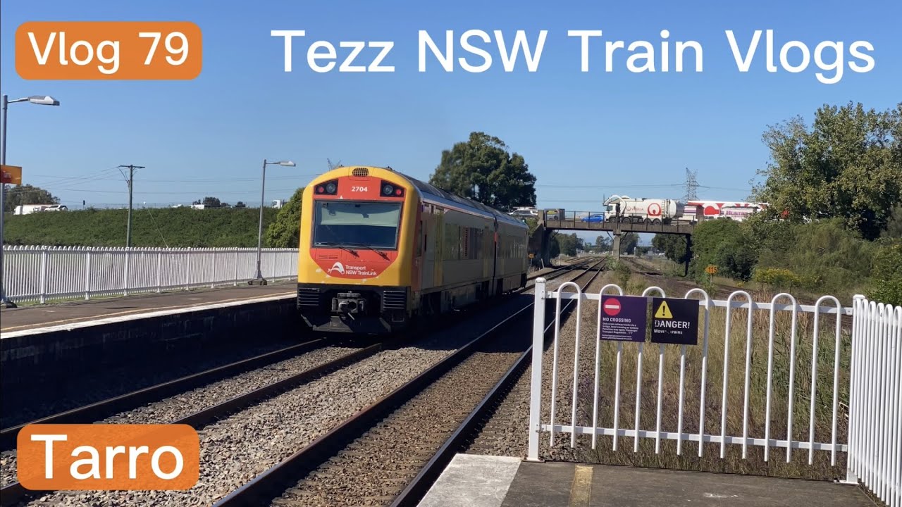 Sydney Trains Vlog 79: Trains at Tarro - YouTube