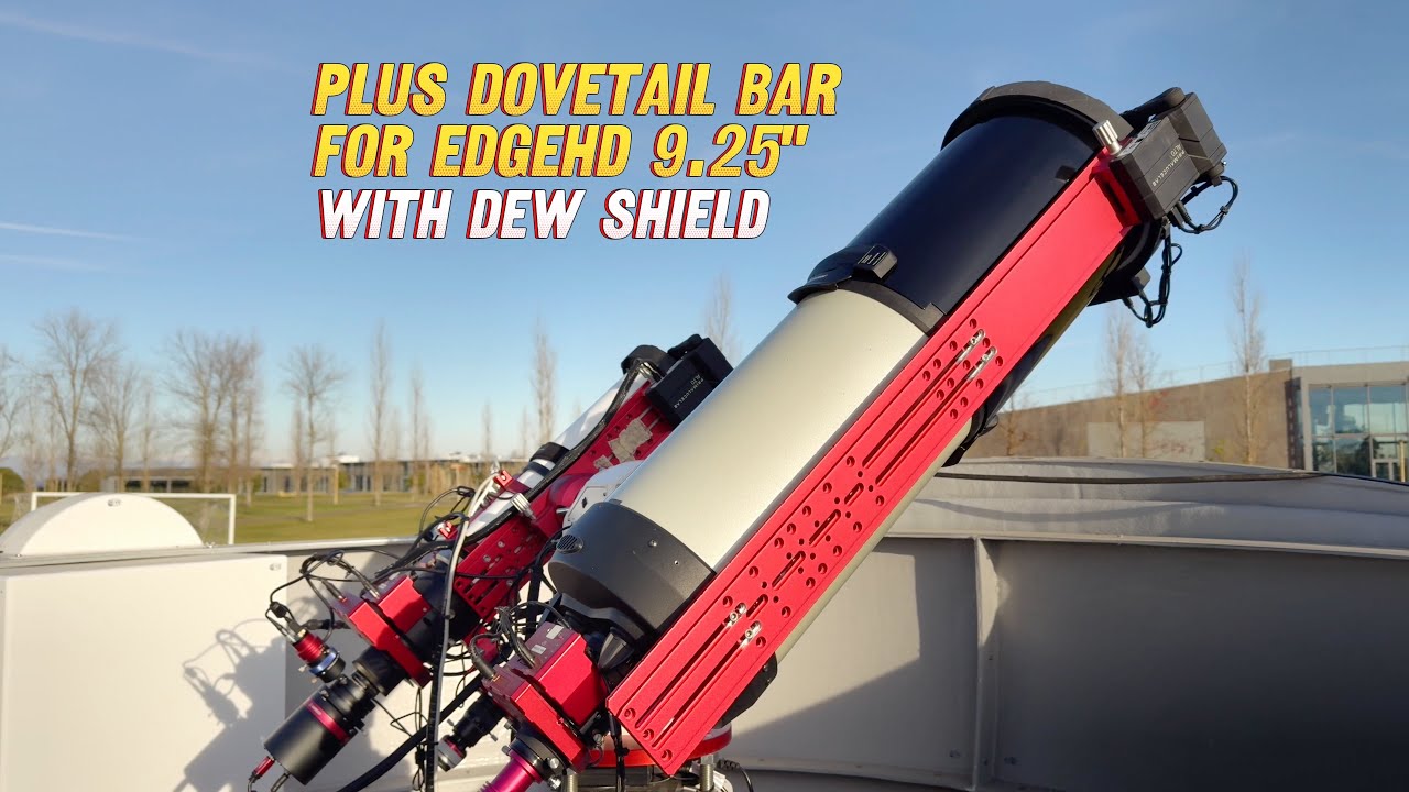 PLUS dovetail bar for EdgeHD 9,25" with dew shield, GIOTTO flat field ...