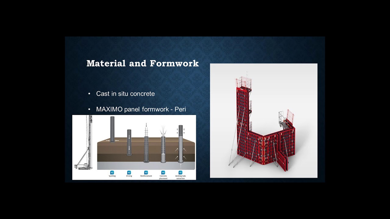 High rise commercial building construction presentation - YouTube