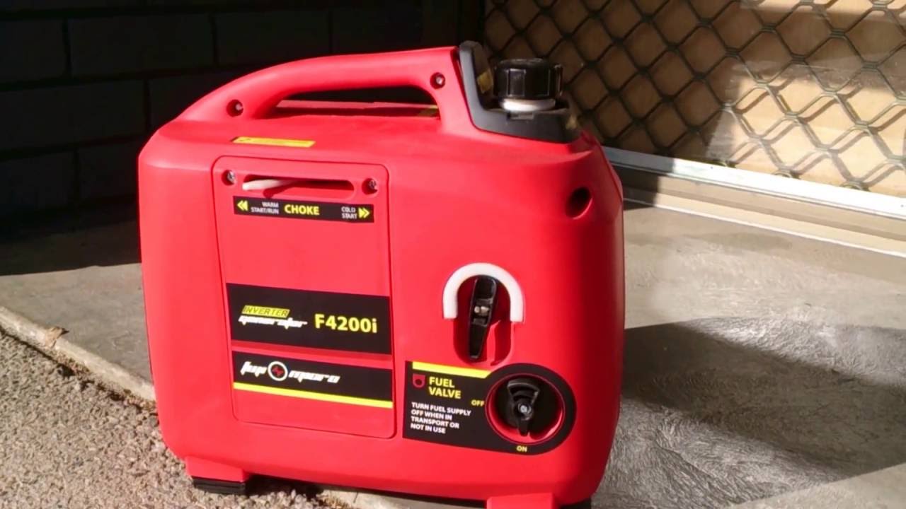 Fuji-Micro F4200i Inverter Generator (running sound level) - YouTube