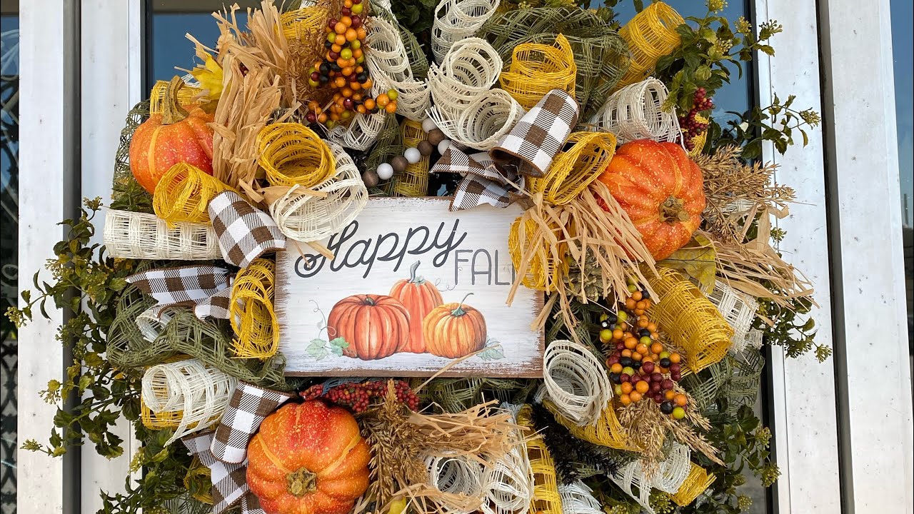 Making a wreath or making a mess!! You can decide!! - YouTube