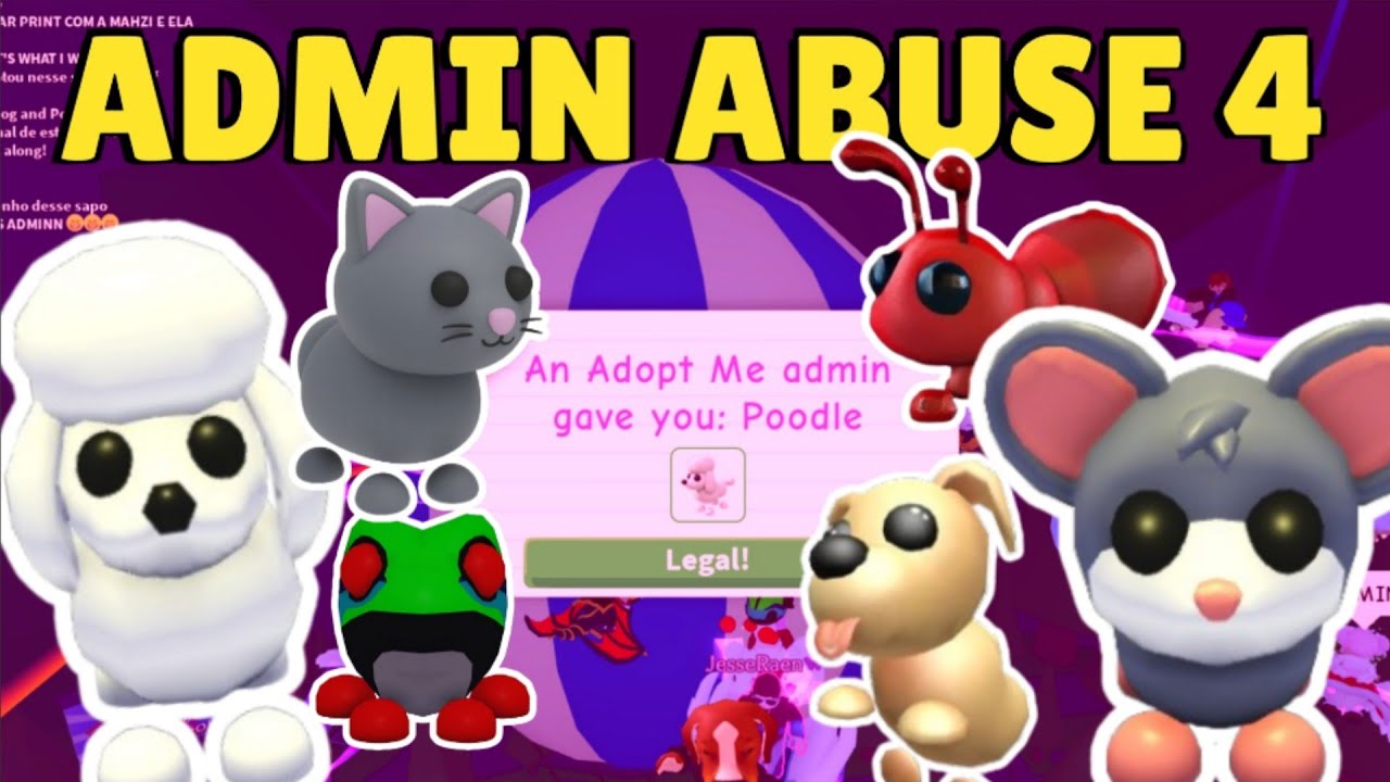 ADMIN ABUSE 4 ADOPT ME MELHORES MOMENTOS 6 PETS GRÁTIS HOJE TUDO GRÁTIS ...