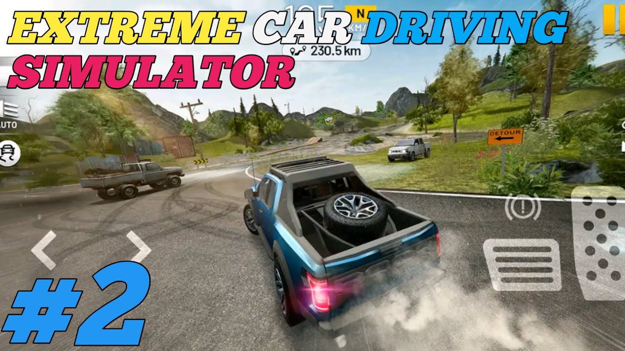 extreme car driving simulator offroad vdo !! Ultra Max pro crazy ...