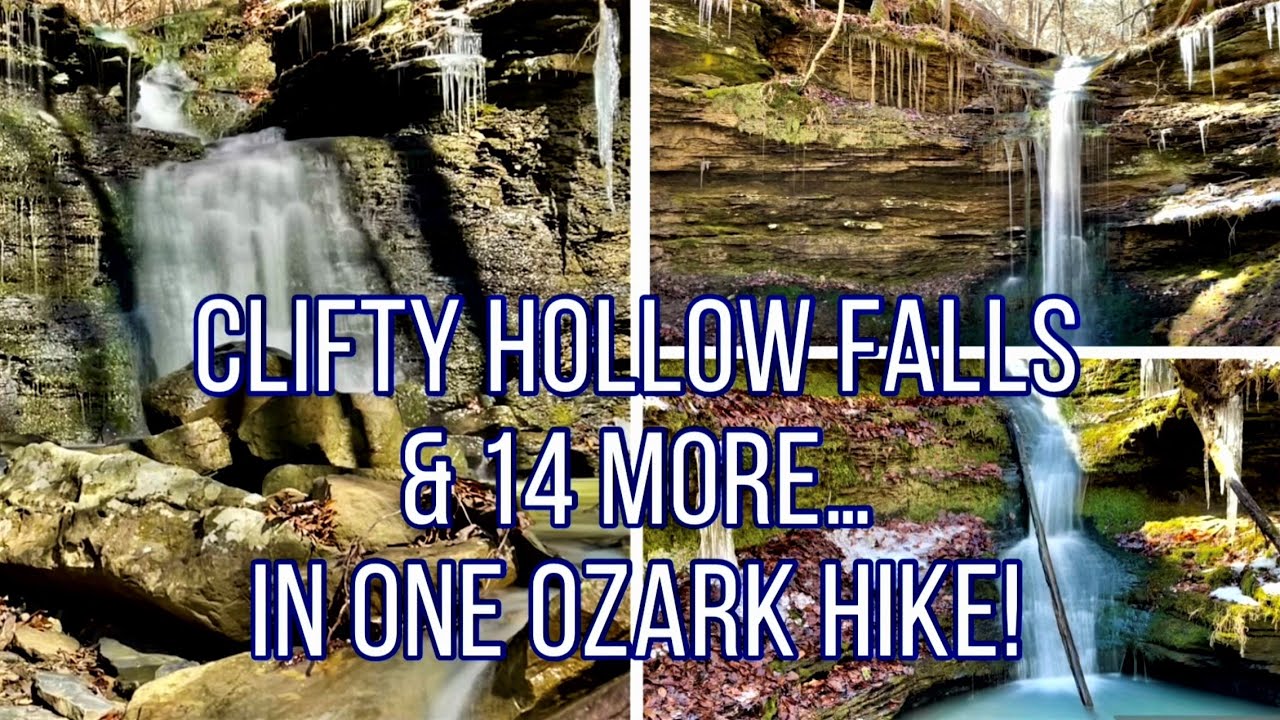 There's FIFTEEN on THIS OZARK HIKE into CLIFTY HOLLOW! Near Ozone, AR # ...