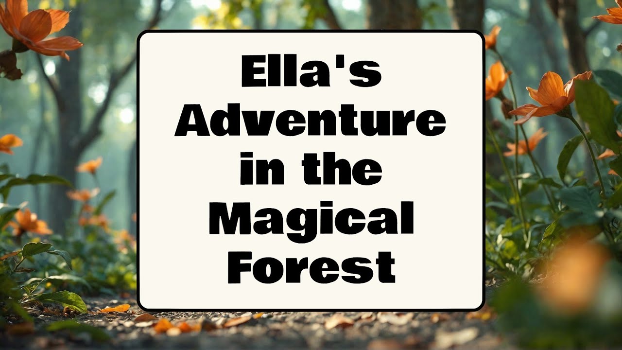 Ella's Adventure in the Magical Forest - YouTube