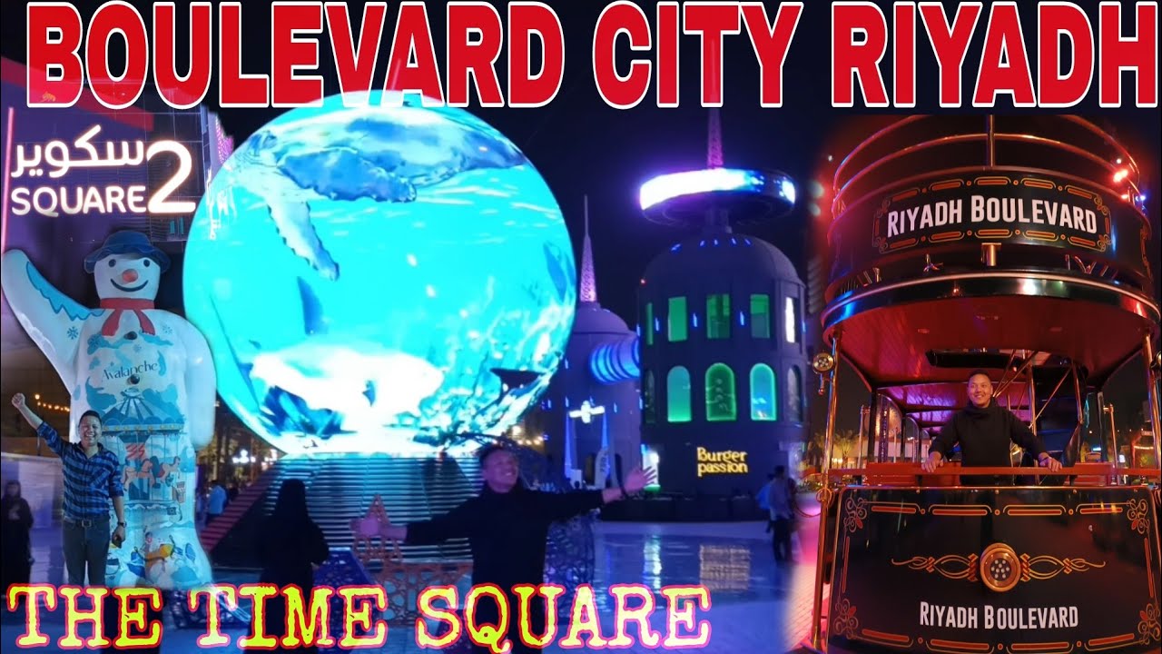 BOULEVARD RIYADH CITY // THE TIME SQUARE RIYADH// RAMADAN SESSION FREE ...