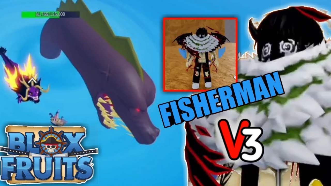 RACE FISH V2 DAN V3 BLOX FRUITS - ROBLOX - YouTube