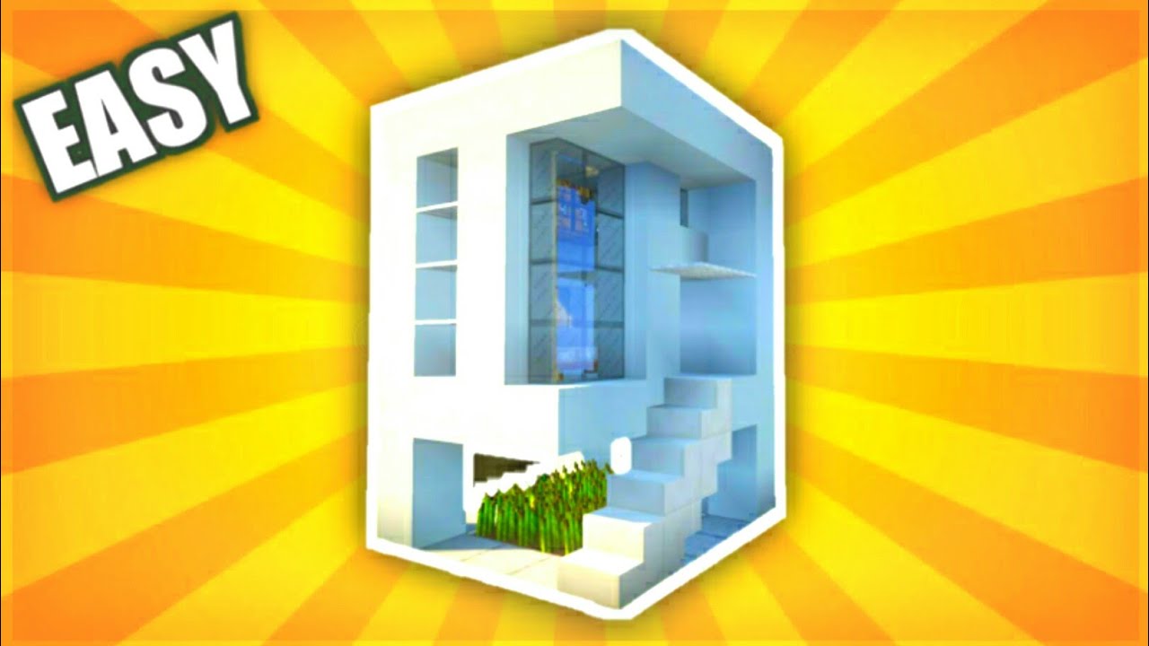 Minecraft - How To Build This 5x5 Modern House - YouTube
