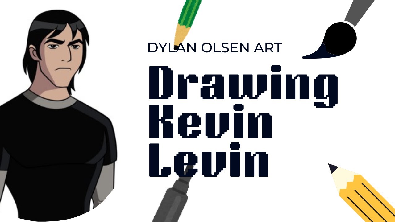 How to Draw Kevin Levin from the Ben 10 Franchise - YouTube