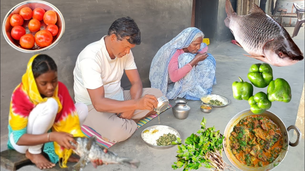 How To Make Big Rui Fish Cutting and cooking Recipe in Village Style ...