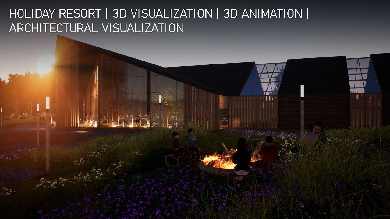 Holiday resort | 3D Visualization | 3D Animation | Architectural ...